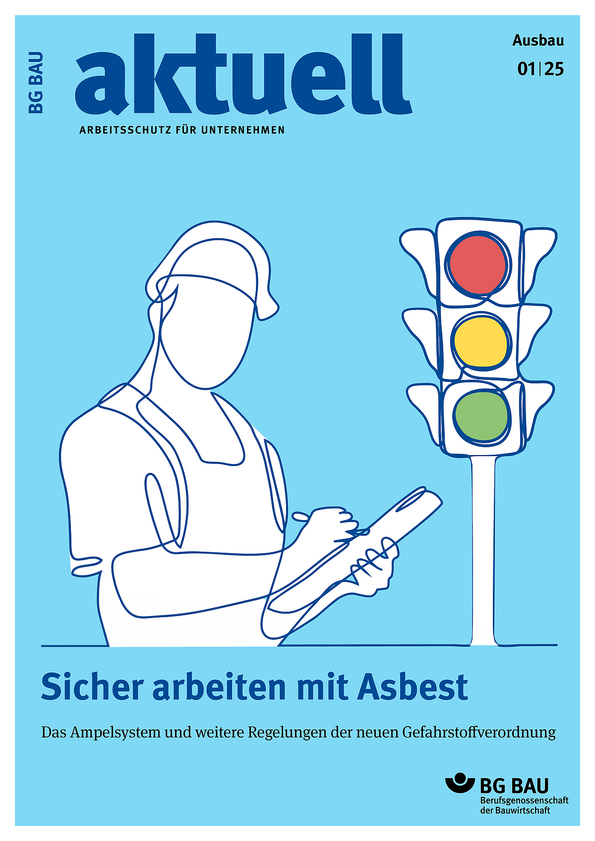 BG BAU aktuell 2025/1 Ausbau | BG BAU - Berufsgenossenschaft der ...